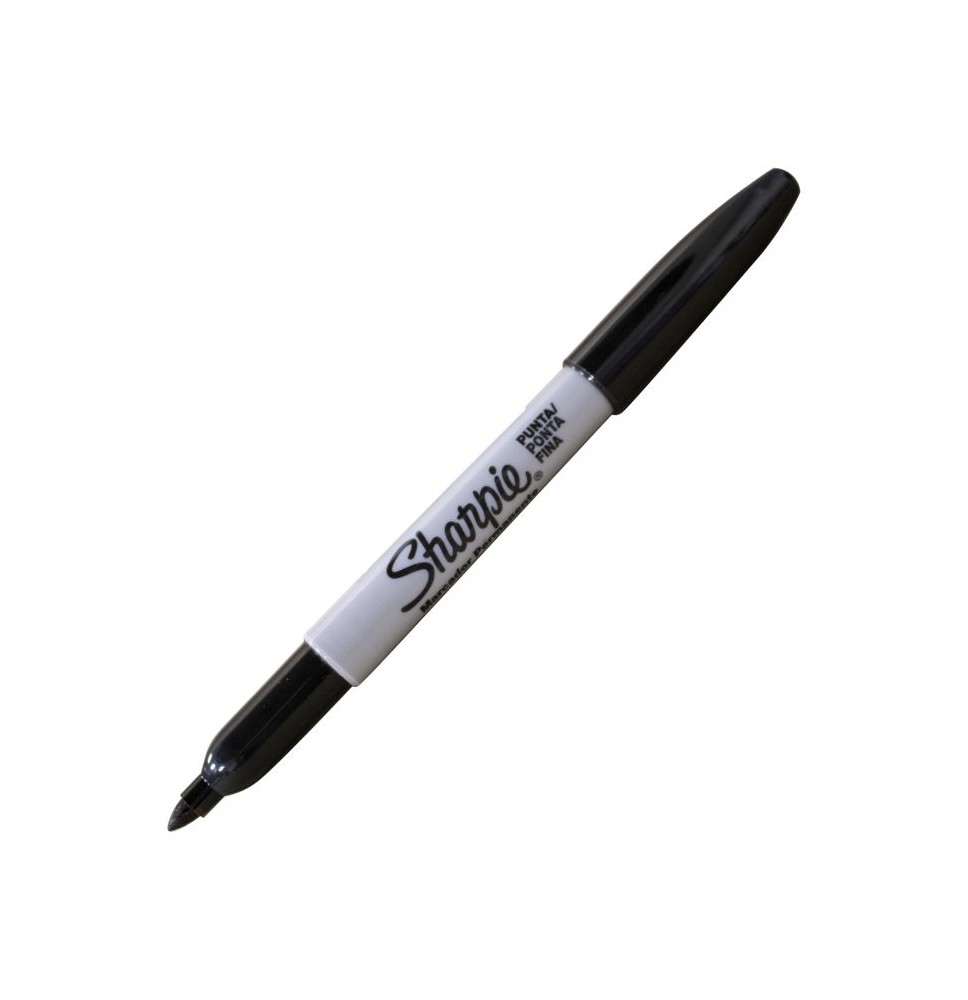 MARCADOR PERM. DELG. PLAST. SHARPIE P.F.NGO.PAQ. 122 SHARPI